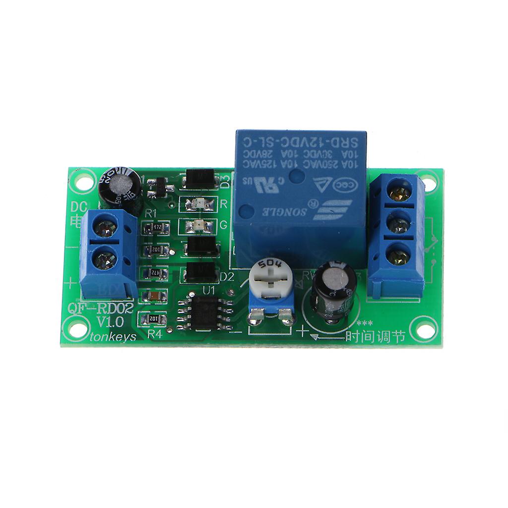 DC 12V To 30V DC/250V AC 0-60S Adjustable Delay Timer Switch NE555 ...