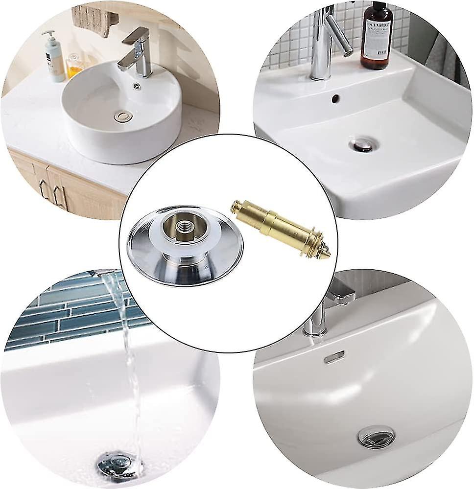 Other Sink Accessory Universal Brass Pop Up Basin Drain Plug Spring ...