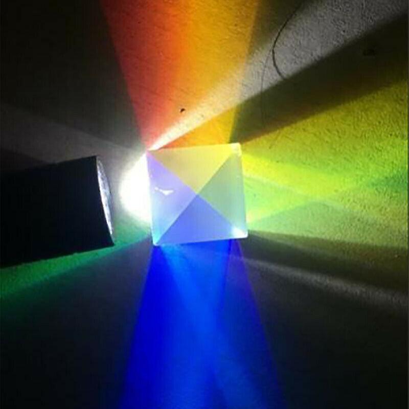 Optical Glass Cubes Prism RGB Dispersion Prism Physics Light Spectrum ...