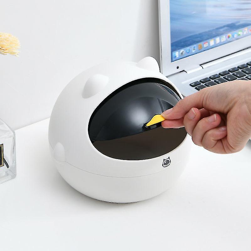 Desktop Trash Can Trash Can Small Cute Trash Can For Bedroom Mini ...