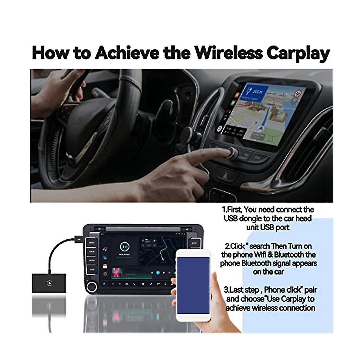 Wireless Carplay Compatible with Wired Carplay Car Wireless Fast and ...