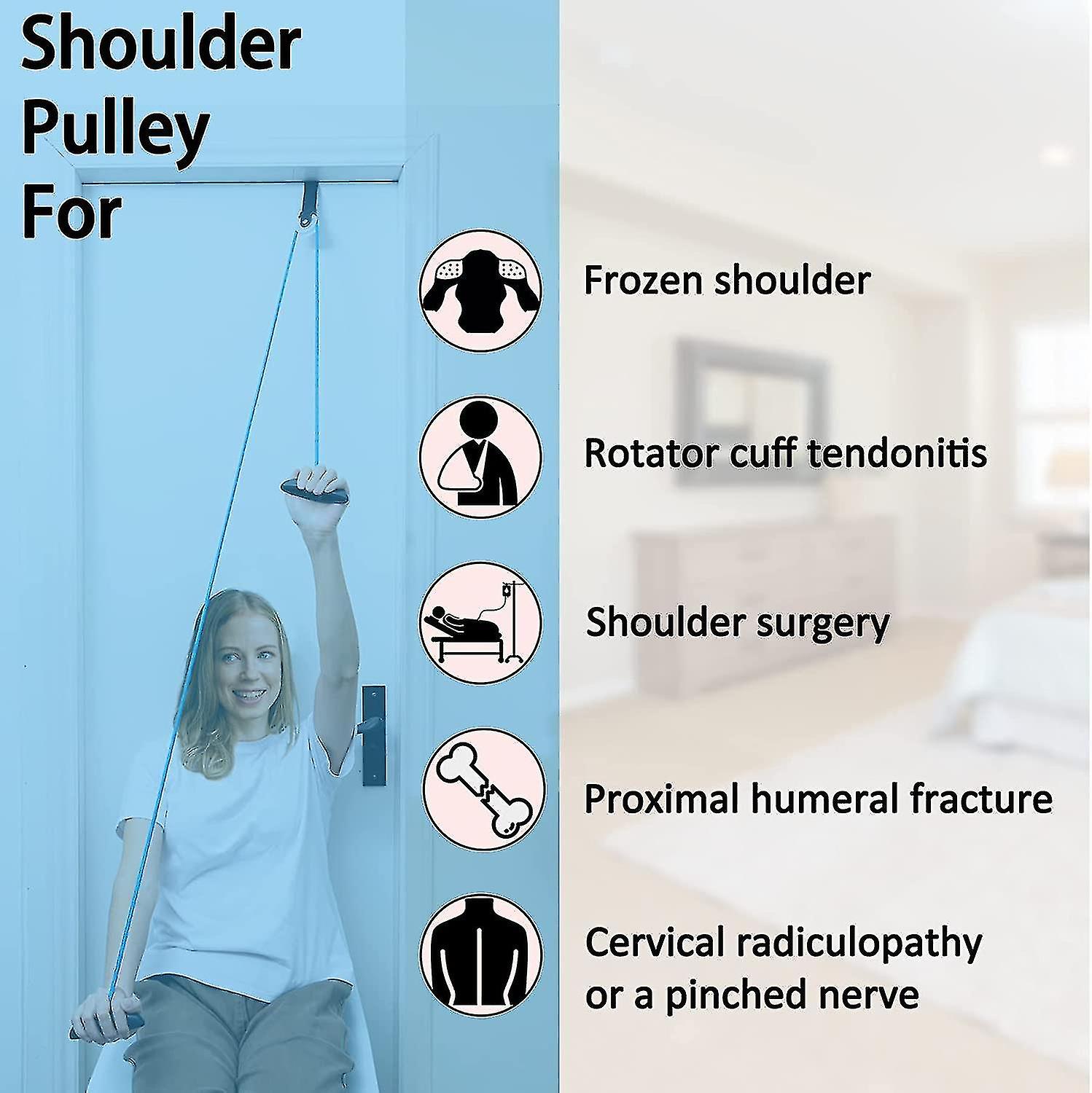 Shoulder Therapy Exercise Pulley System, Slim Shoulder Pulley For ...