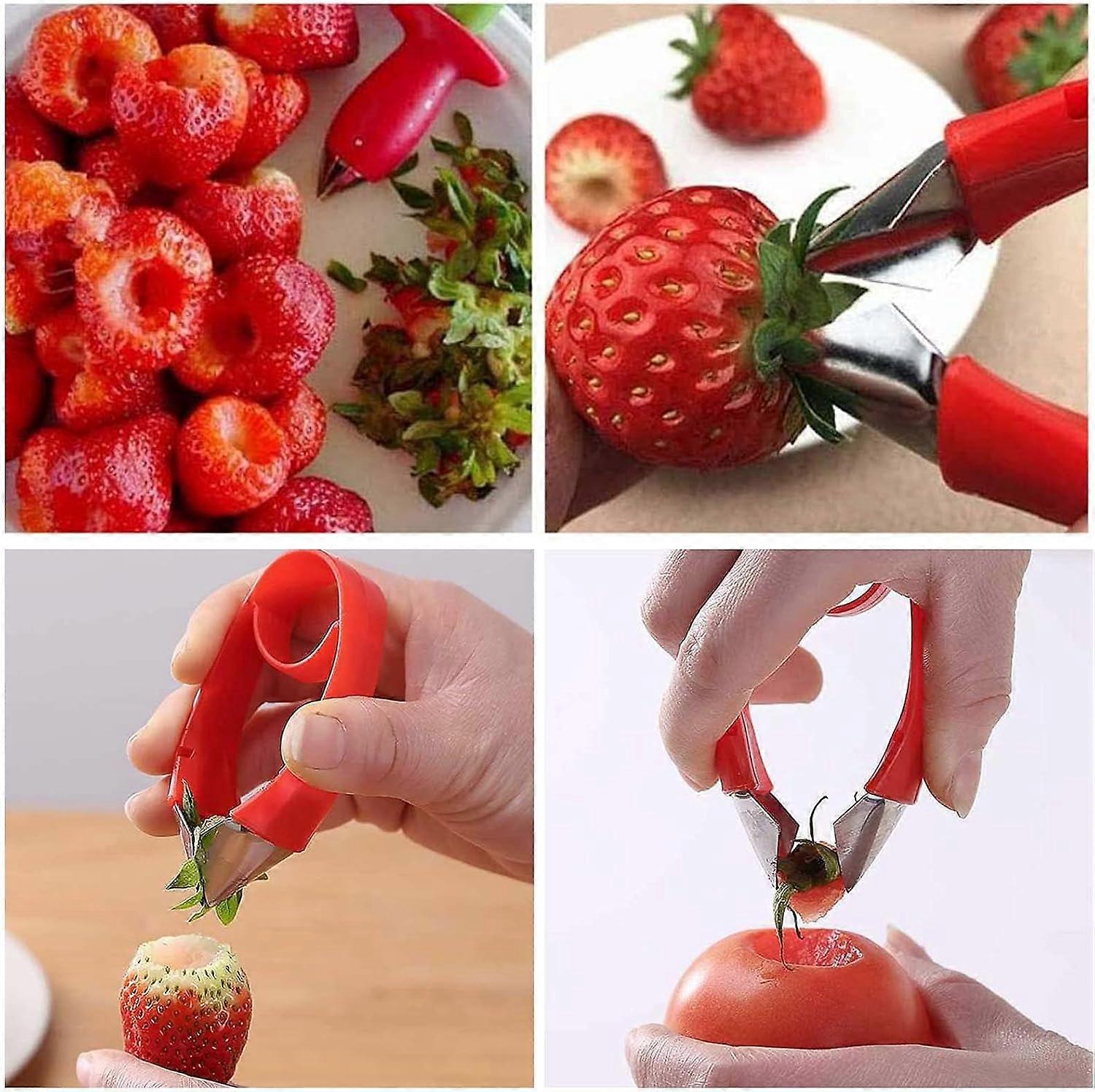 Fruit Stem Remover Strawberry Cutter Strawberry Cutter Strawberry ...