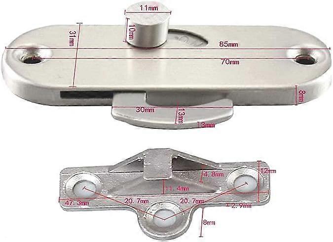 90 Right Angle Sliding Door Lock with Buckle Sliding Door Lock and Barn ...