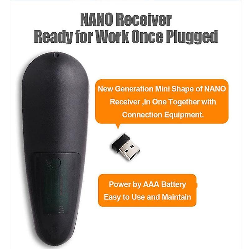G30 voice flying mouse 2.4g voice remote control with usb receiver for ...