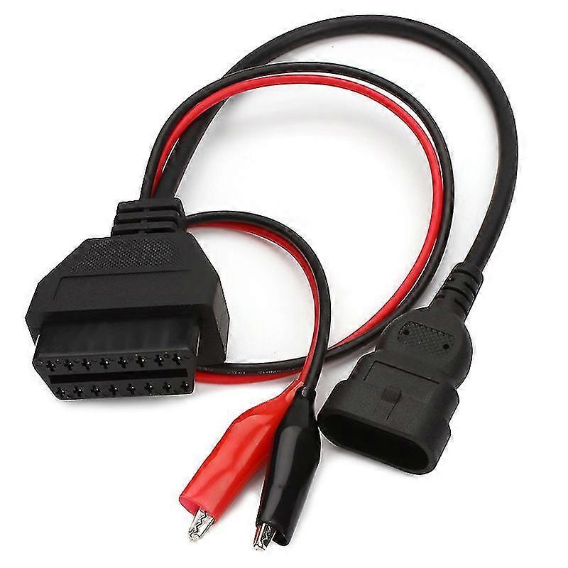 For Fiat 3 Pin Alfa Lancia to 16 Pin OBDII OBD2 obd-II Connector ...