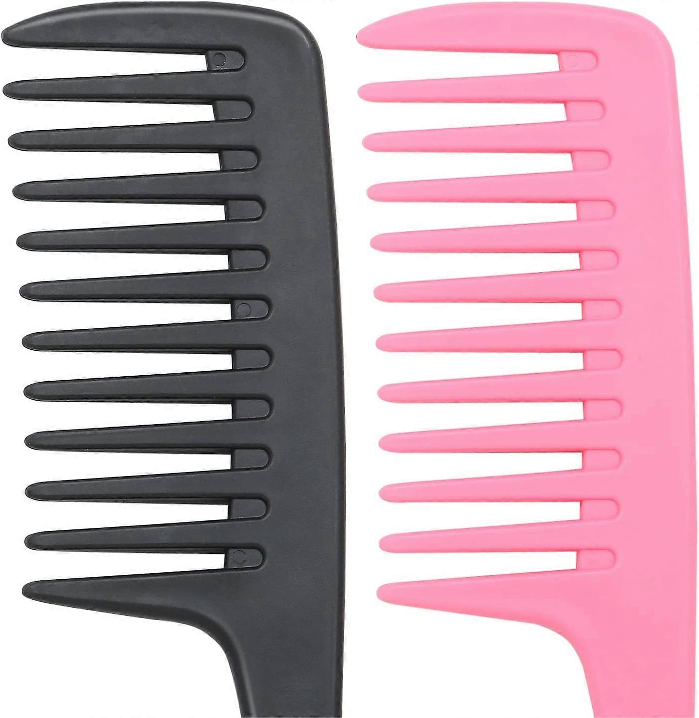 Pack of 2 Shower Combs Wide Toothed Perfect for Hair Detangling | Fruugo UK