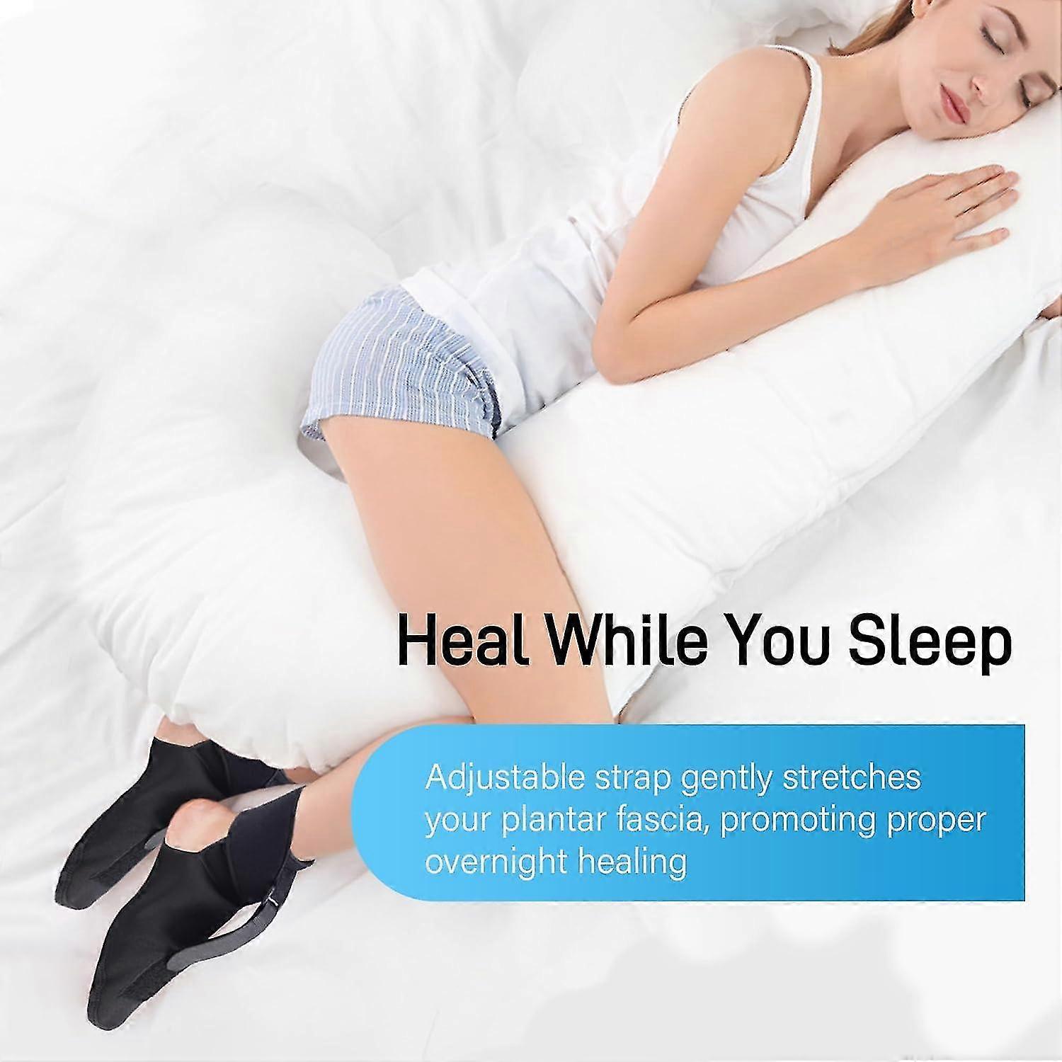 Plantar Fasciitis Night Splint Sock, Soft Plantar Fascia Brace For Sleeping, Achilles Tendonitis ...