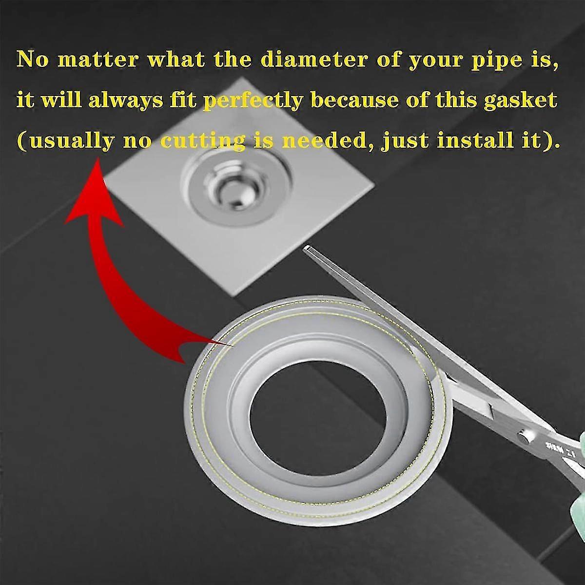 Shower Floor Drain Backflow Preventer-one Way Valve, Sewer Anti-odor ...