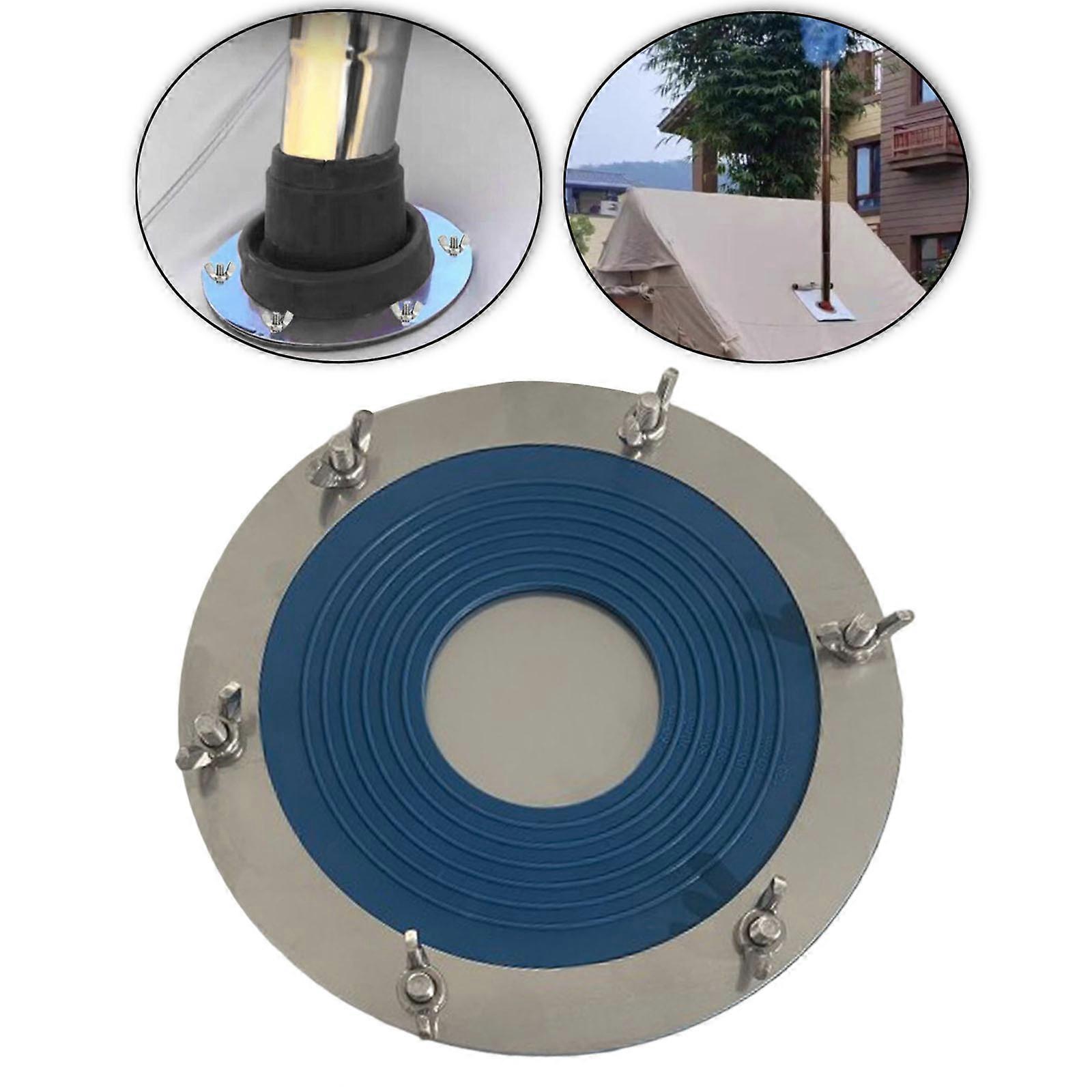 Outdoor Camping Hot Tent Stove Jack Burner Flue Pipe Fitting Tent Flue ...