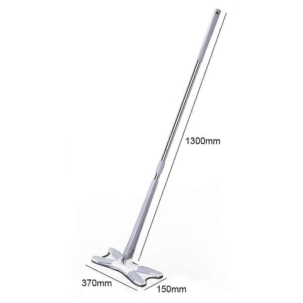 X-Shape Microfiber Mop for Floor Cleaning Lazy Hand Wash Free Butterfly Mop 360 Rotating Floor ...