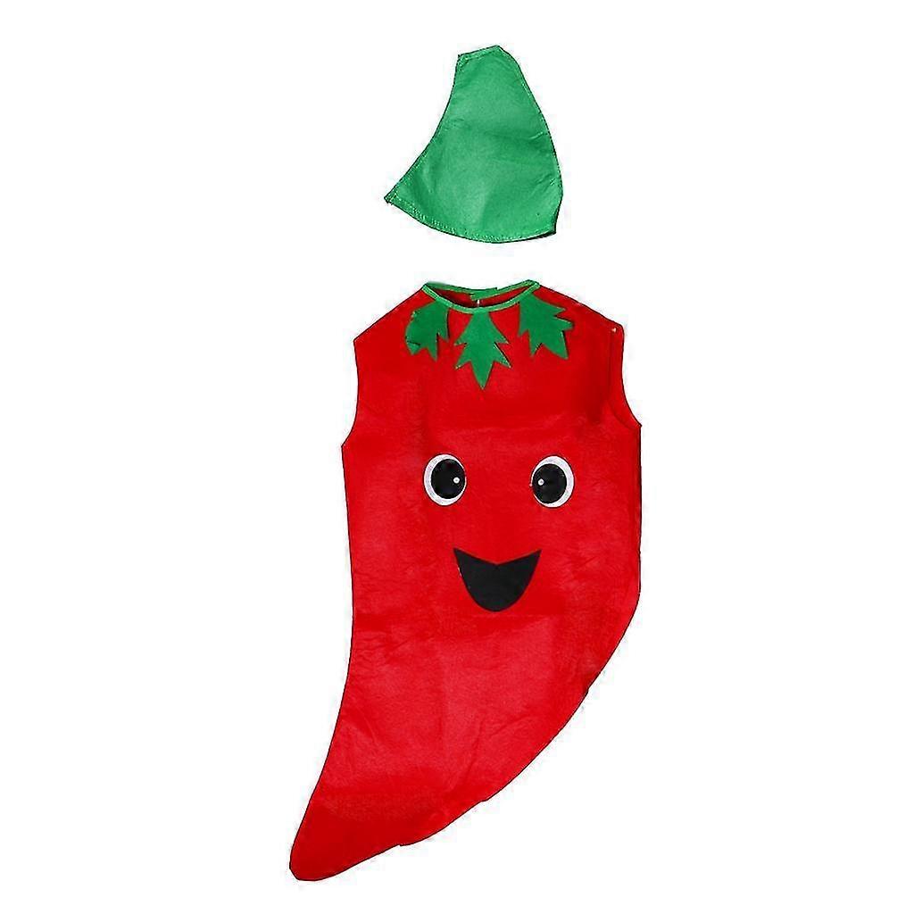 1/2/3 Kids Boy Girl Chilli Suit For Children's Day Party Costume Fruit ...