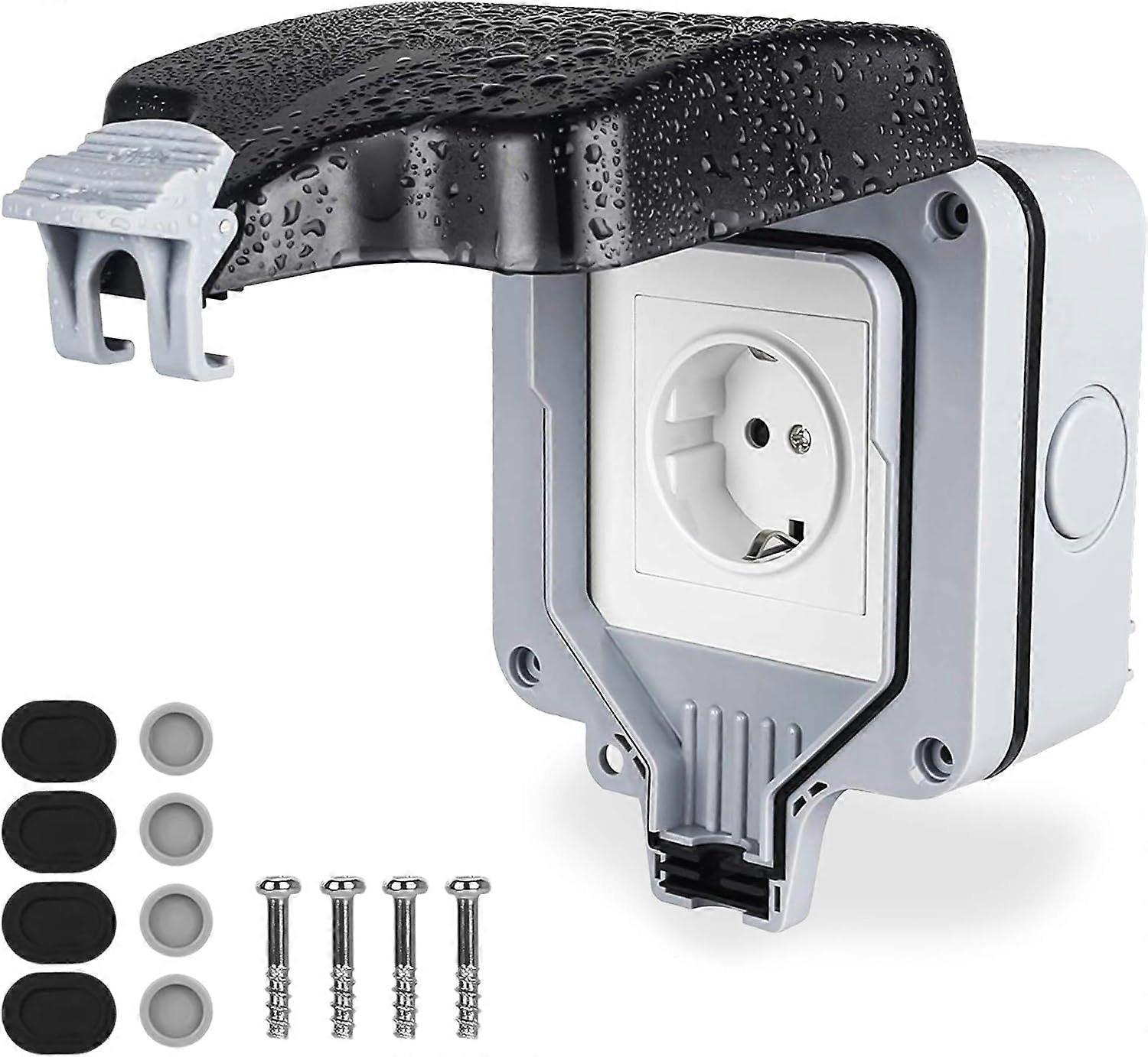 outdoor weatherproof sockets, waterproof switched power socket ip66 ...