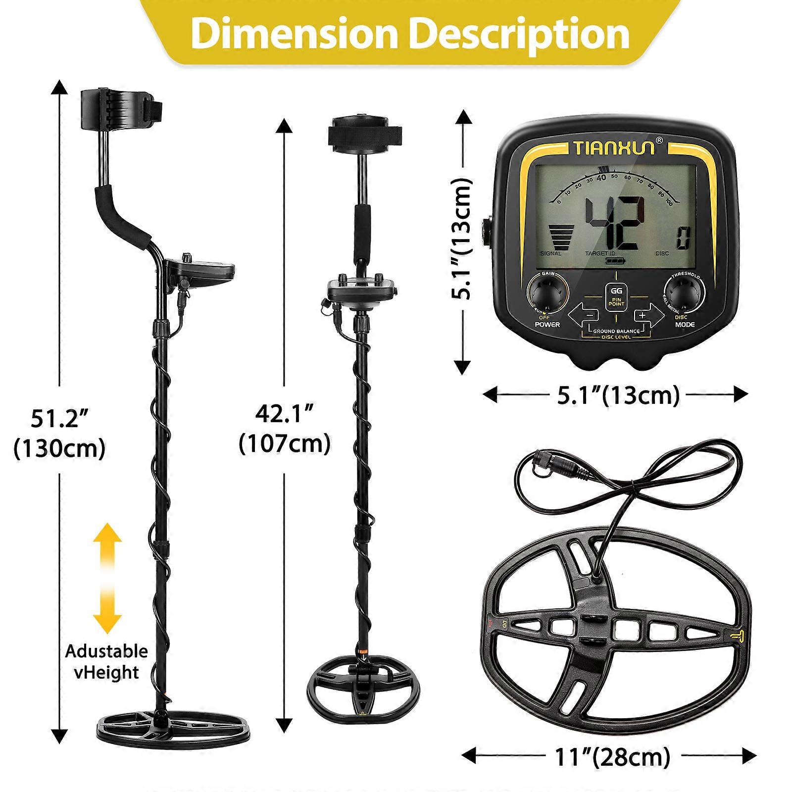 NEW TX-850 Metal Detector Professional Underground Depth Metal Detector ...