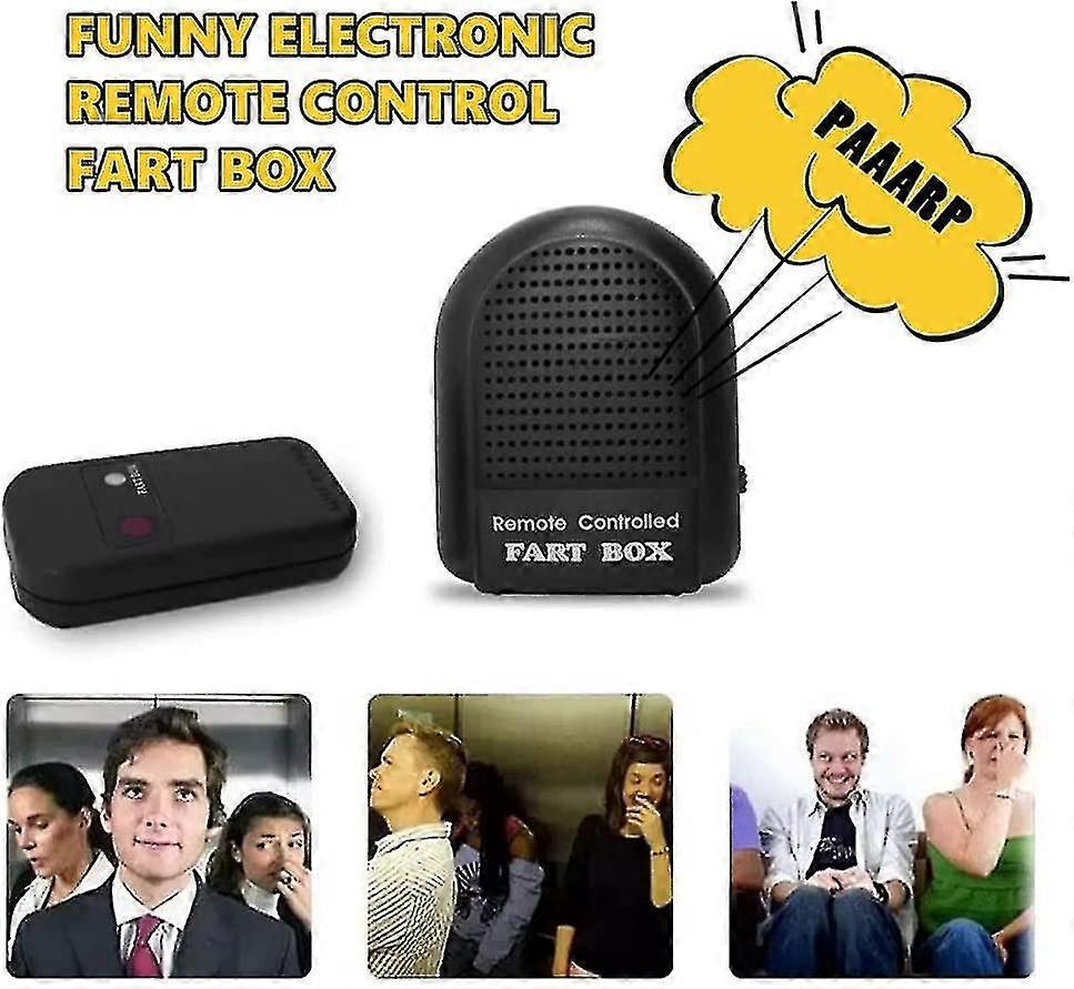 Electronic Remote Control Fart Box, Children Toy Joke Prank Novelties ...