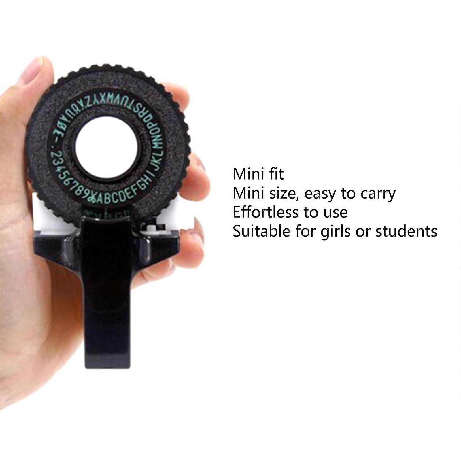 MoTex E101 Label Printer +2 Wheels Hand Stamping Printing for dymo 3D ...