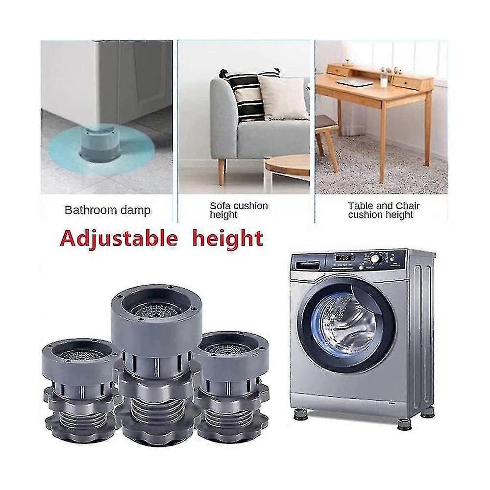 Adjustable Height Washing Machine Support, Anti Vibration Washing ...