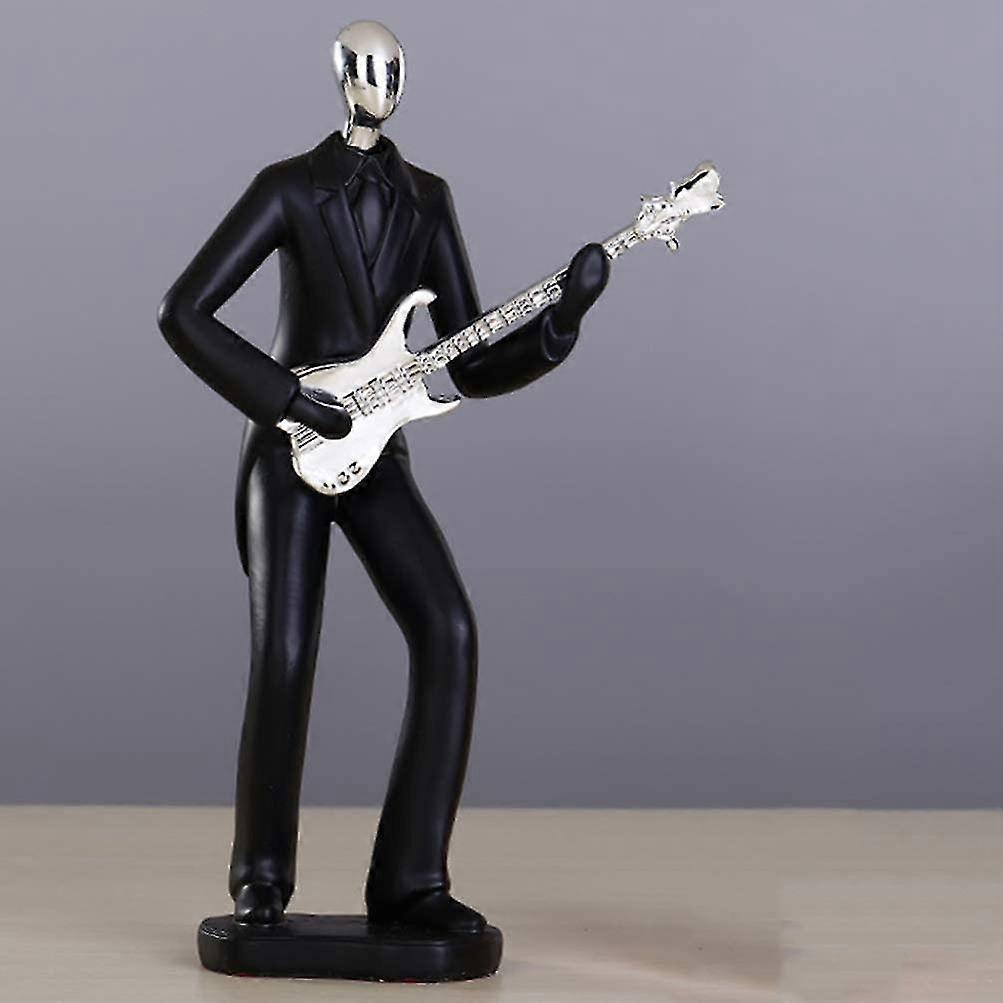 Musical Instrument Player Figurine Resin Musical Modern Sculpture ...