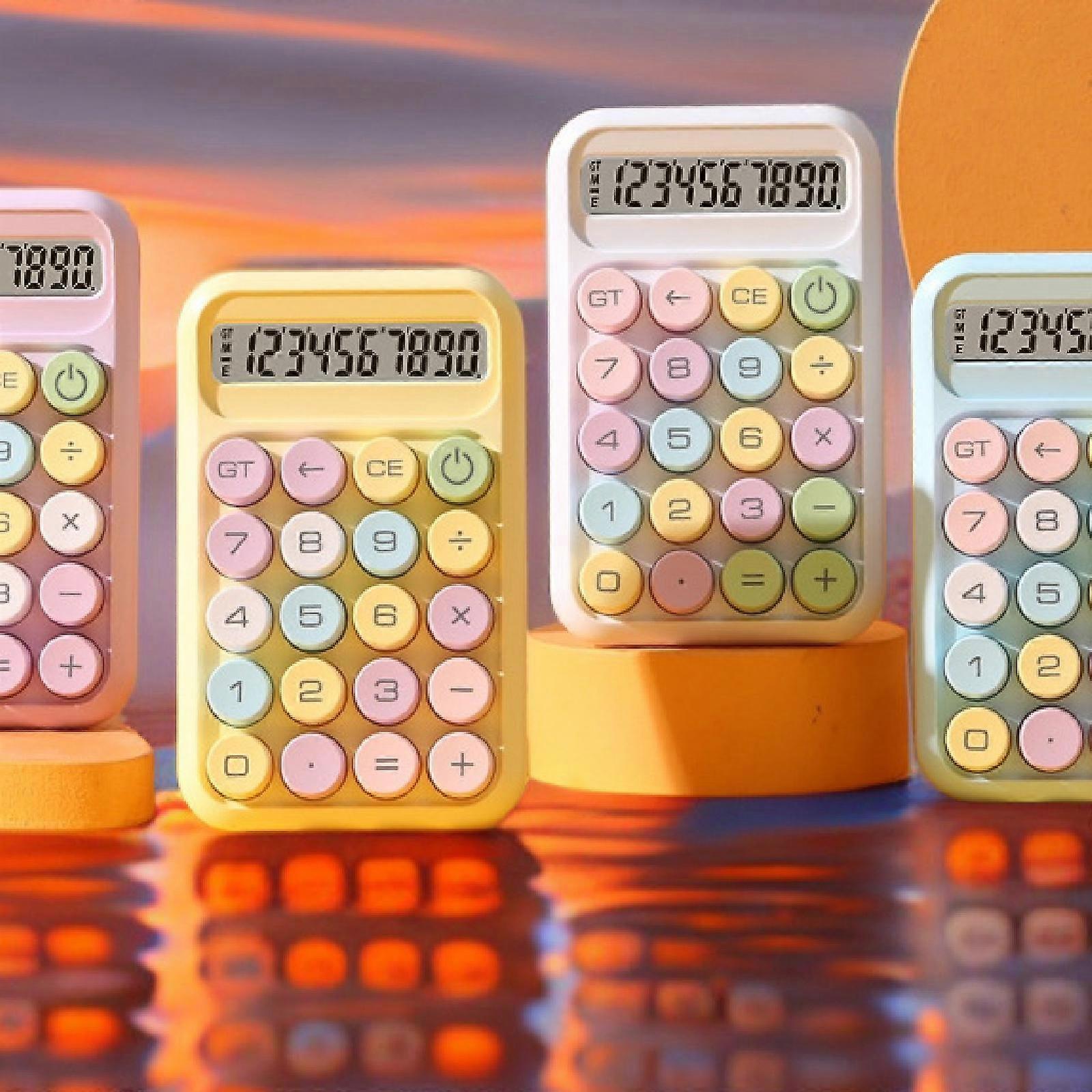 10 Digit Calculator Basic Pocket Calculator Desk Accessory Stationery ...