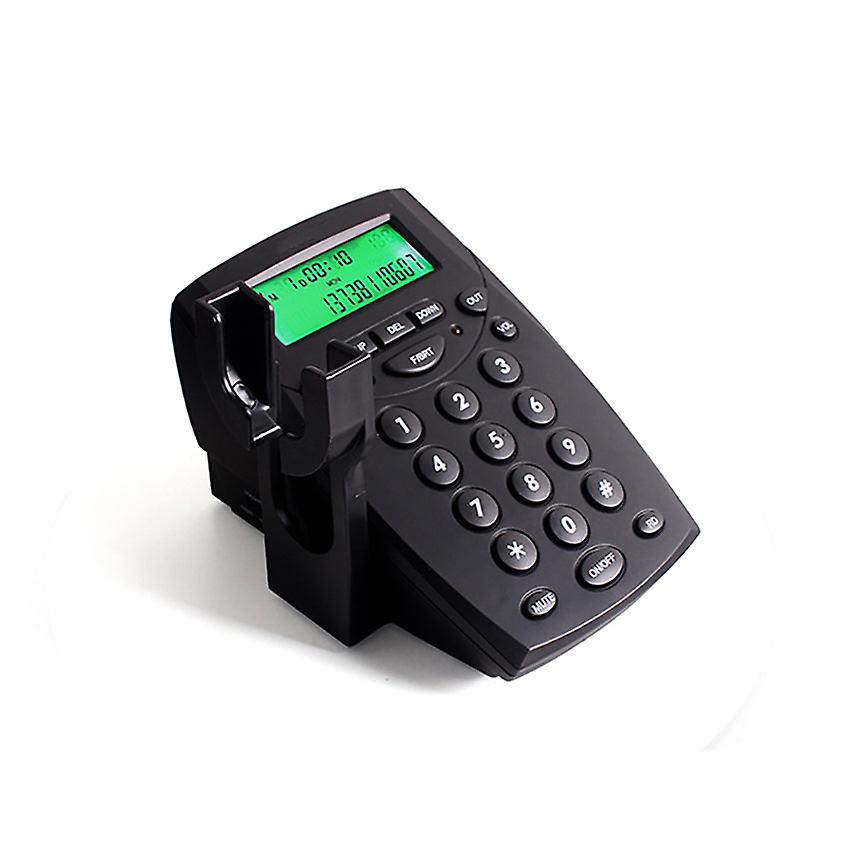 Telephone dialpad with headset stand, call center dial key pad phone ...