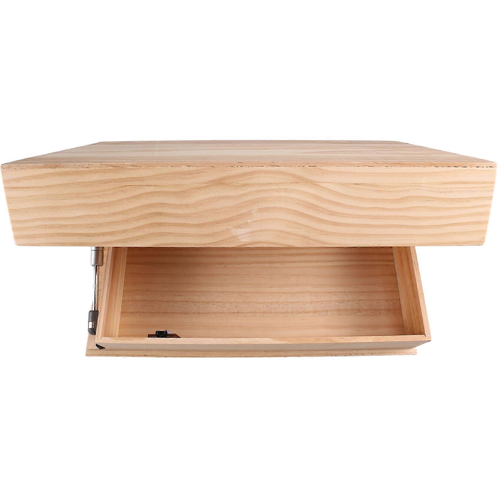 Flip Design Shelf with Secret Compartment Wall Mounted Bookshelf Modern ...