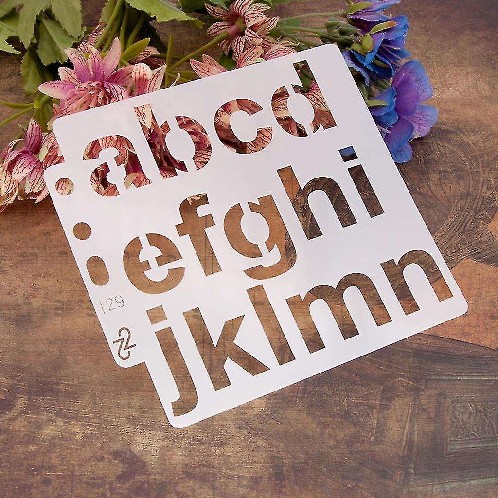 Letter Number Stencil Template Alphabet Drawing Template Gifts For ...