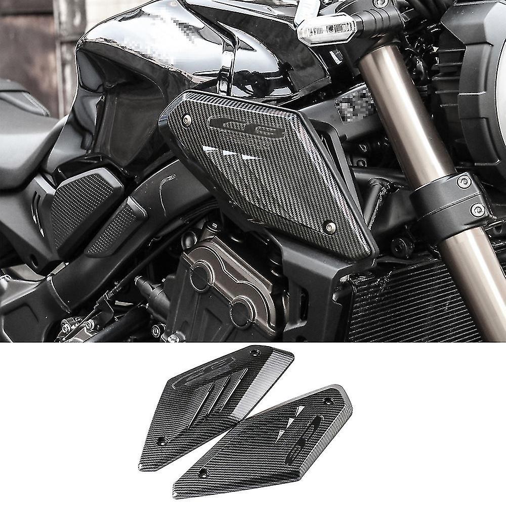 Carbon Fiber Motorcycle Frame Side Panel Guard Cover Shell Intake Pipe ...