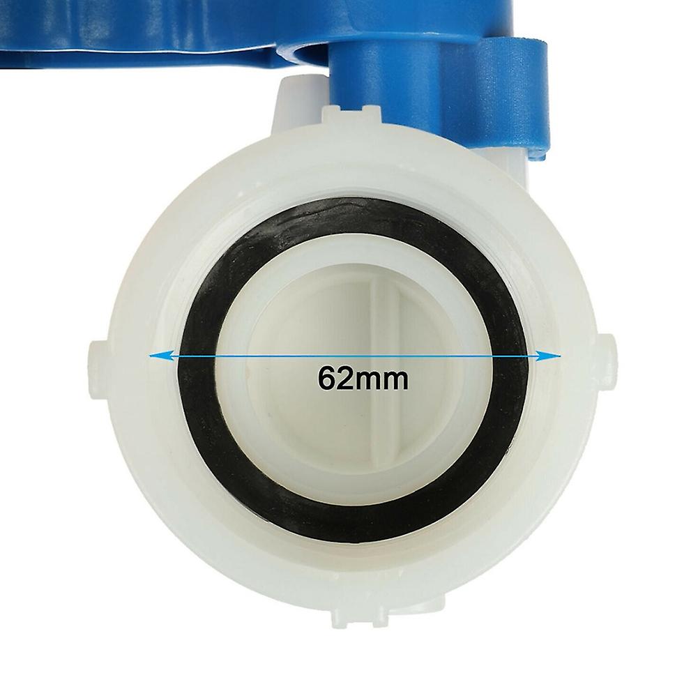ZHOUBA 62/75mm Plastic IBC Tote Tank Butterfly Connection Valve Tap ...