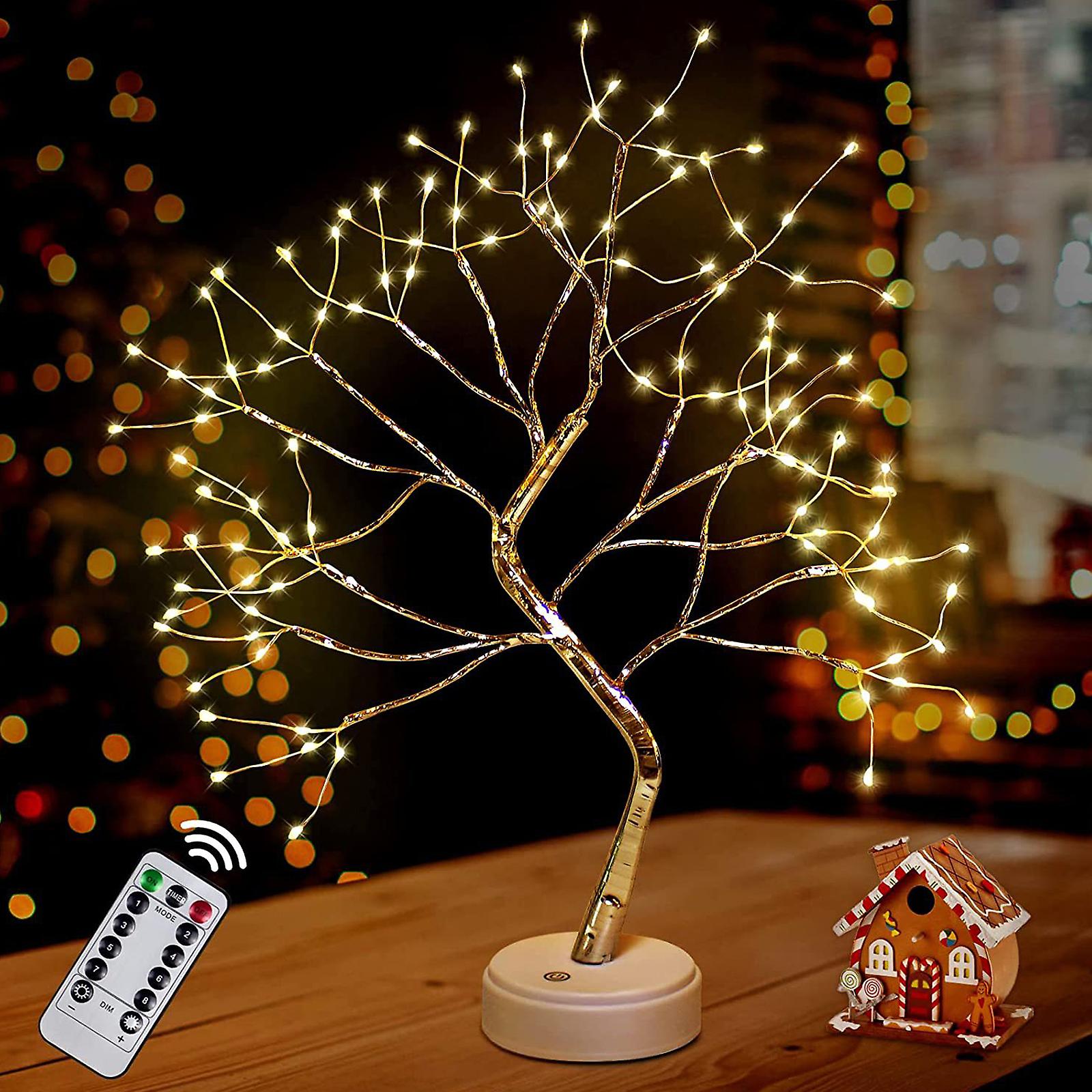 LED Bonsai Tree with 108 Lights Remote Control Home Decoration in 4 ...