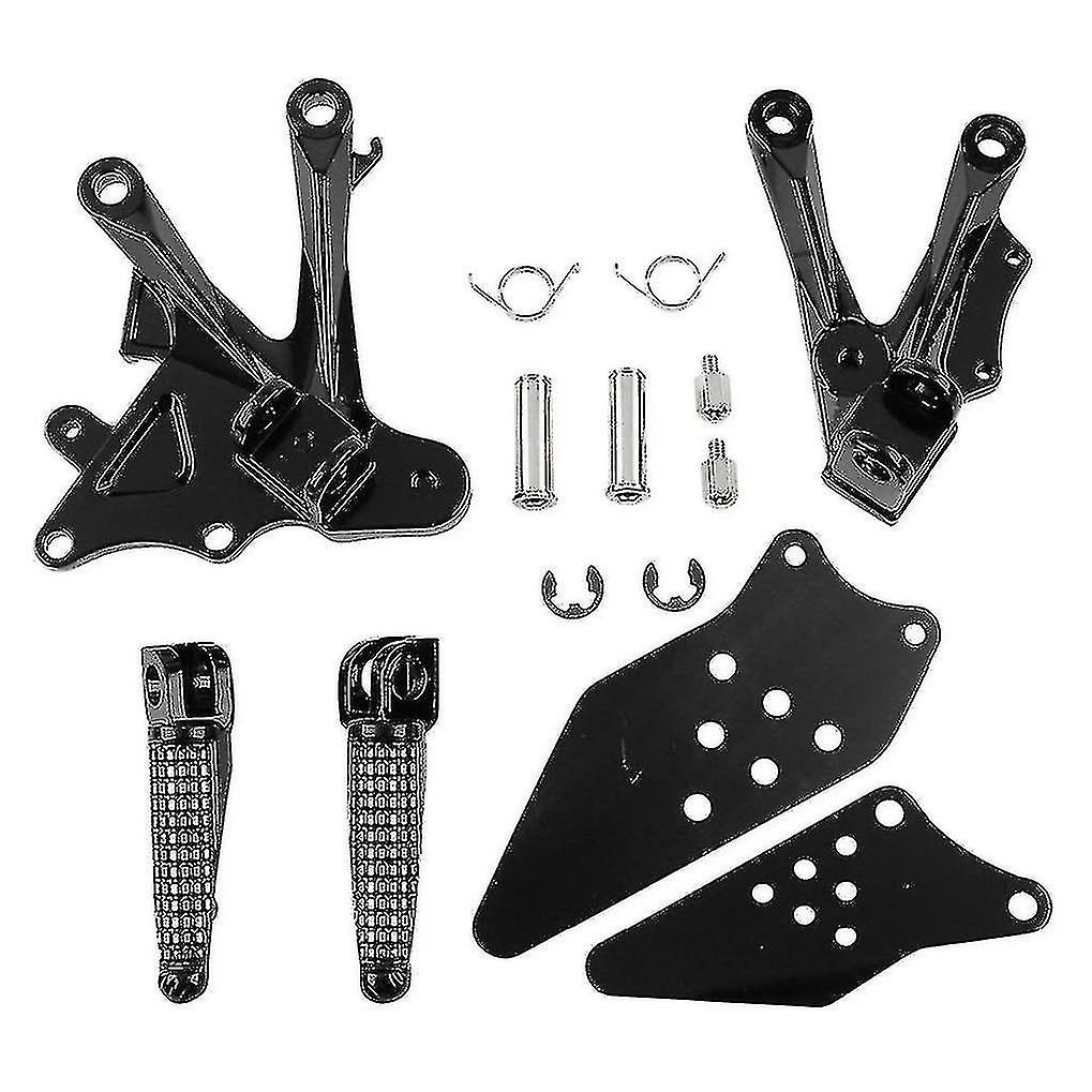 Motorcycle Foot Support Set Front Footrest Foot Pegs For Zx6r 2005-2008 ...