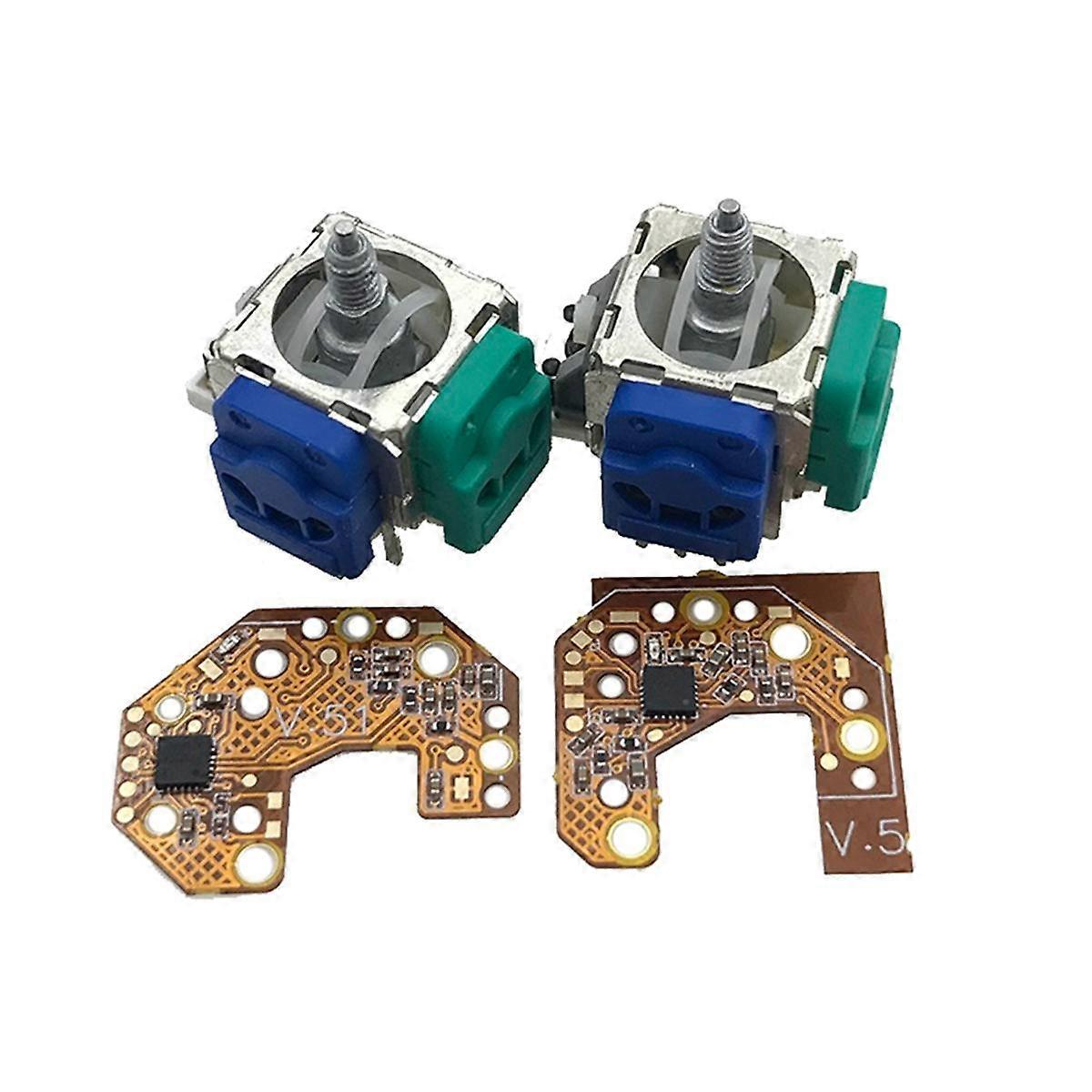 2PCS Hall Joystick+Calibration Board for Elite 2 Gamepad Hall Effect ...