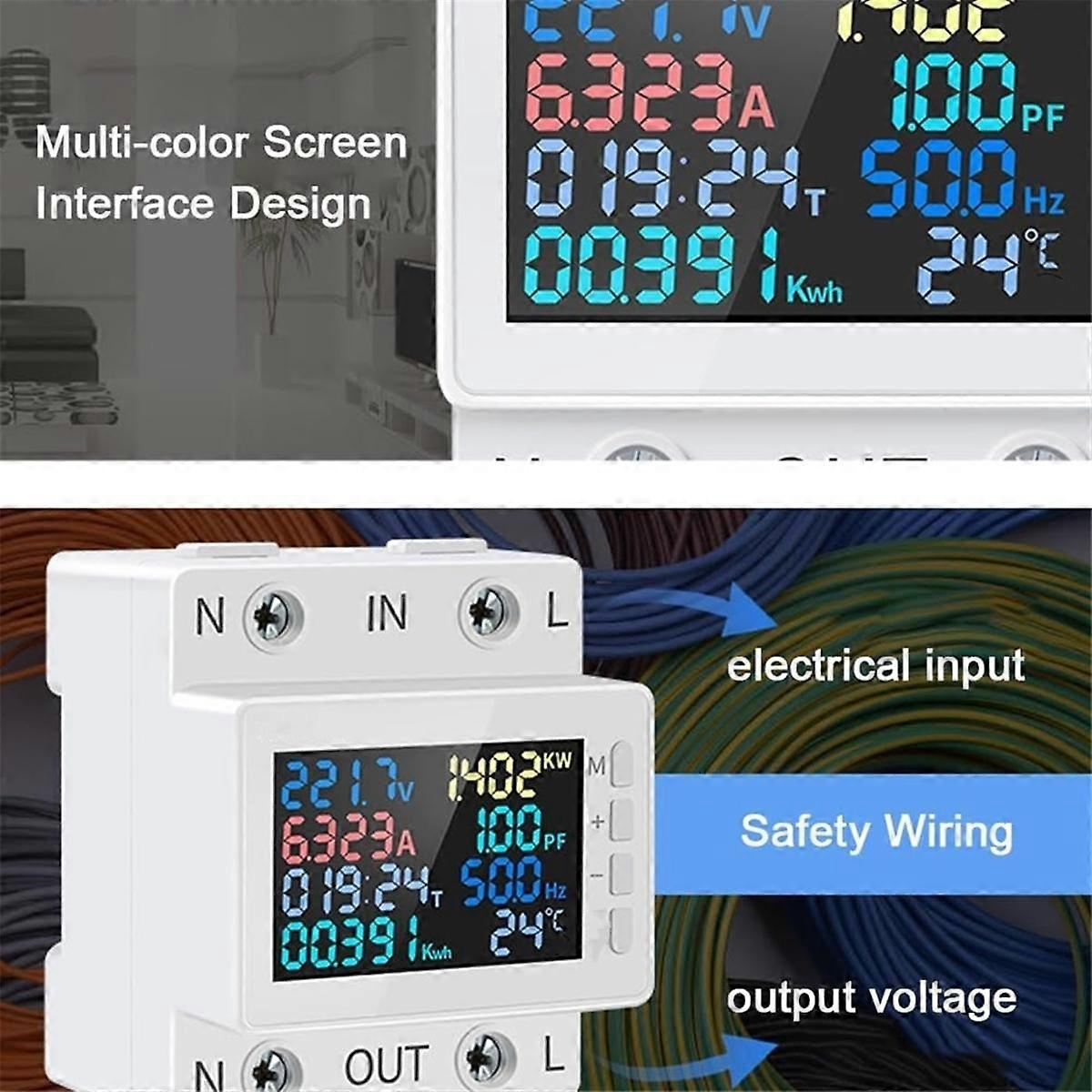 KWS-302L Power Meter over Under Voltage Protector Switch Current ...