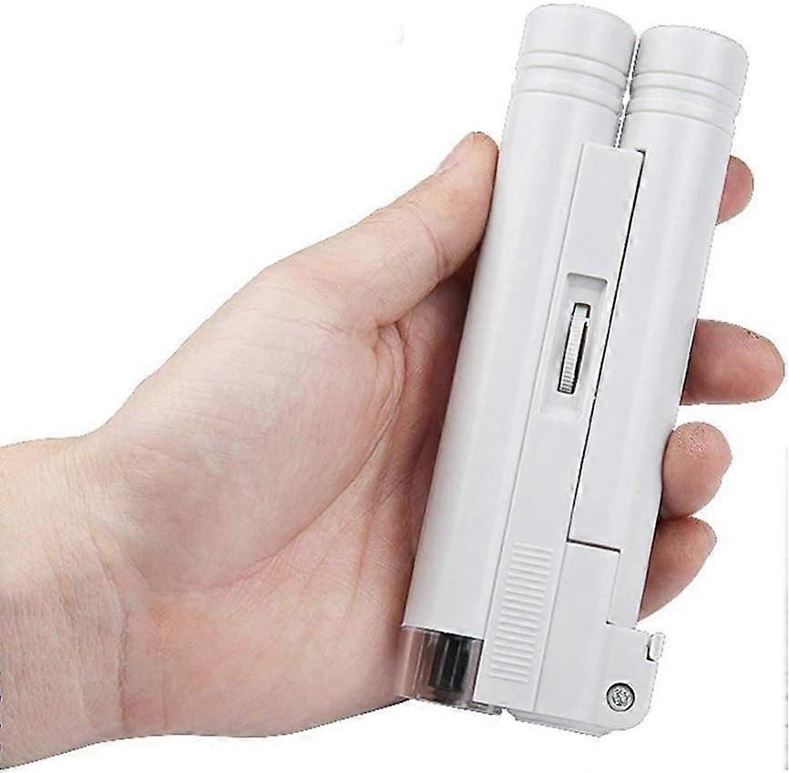 Magnifying Glass, 80X Mini Pocket Microscope Portable Double Tube ...