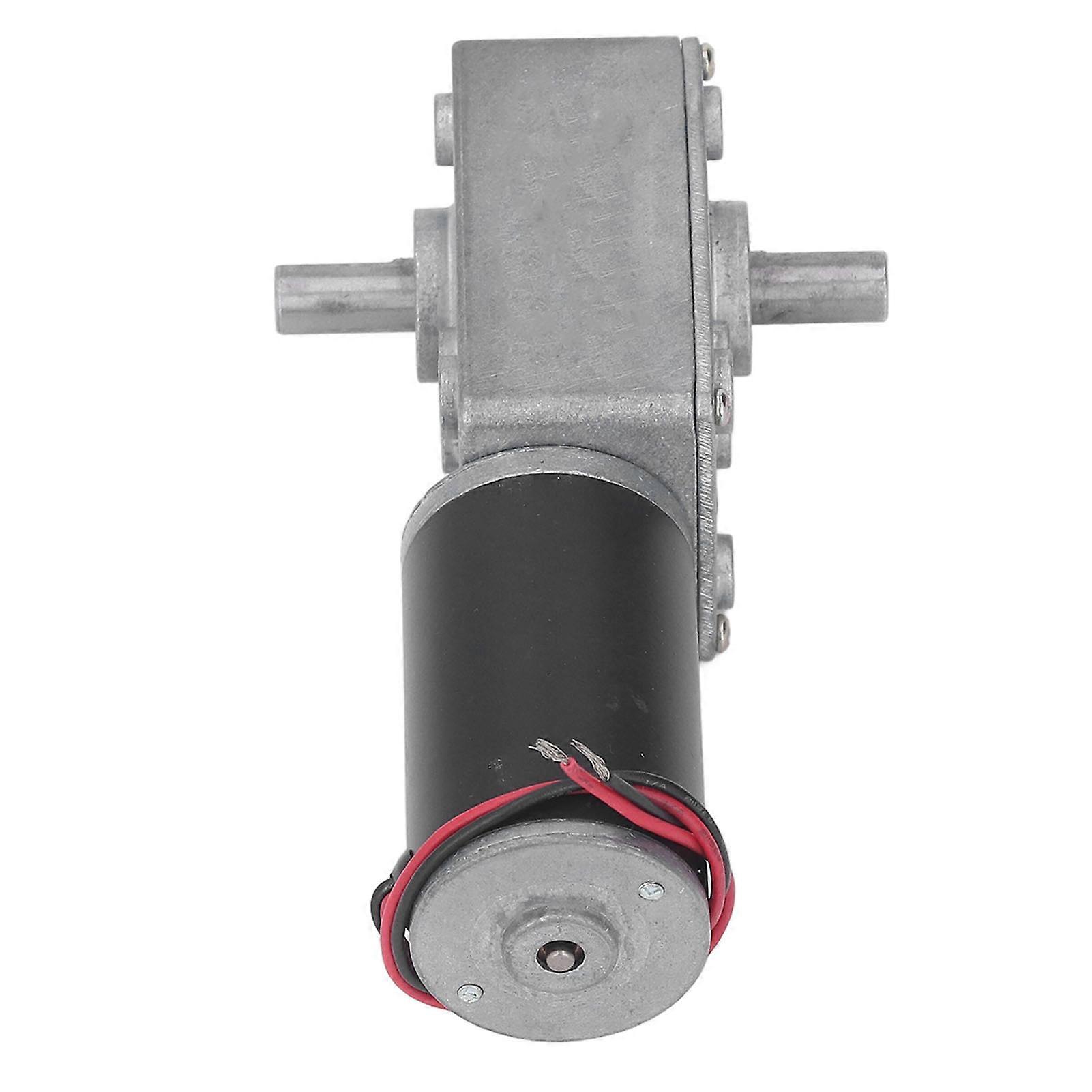 DC Gear Motor Micro High Torsion Speed Reduction Turbine 12V Dual Shaft ...