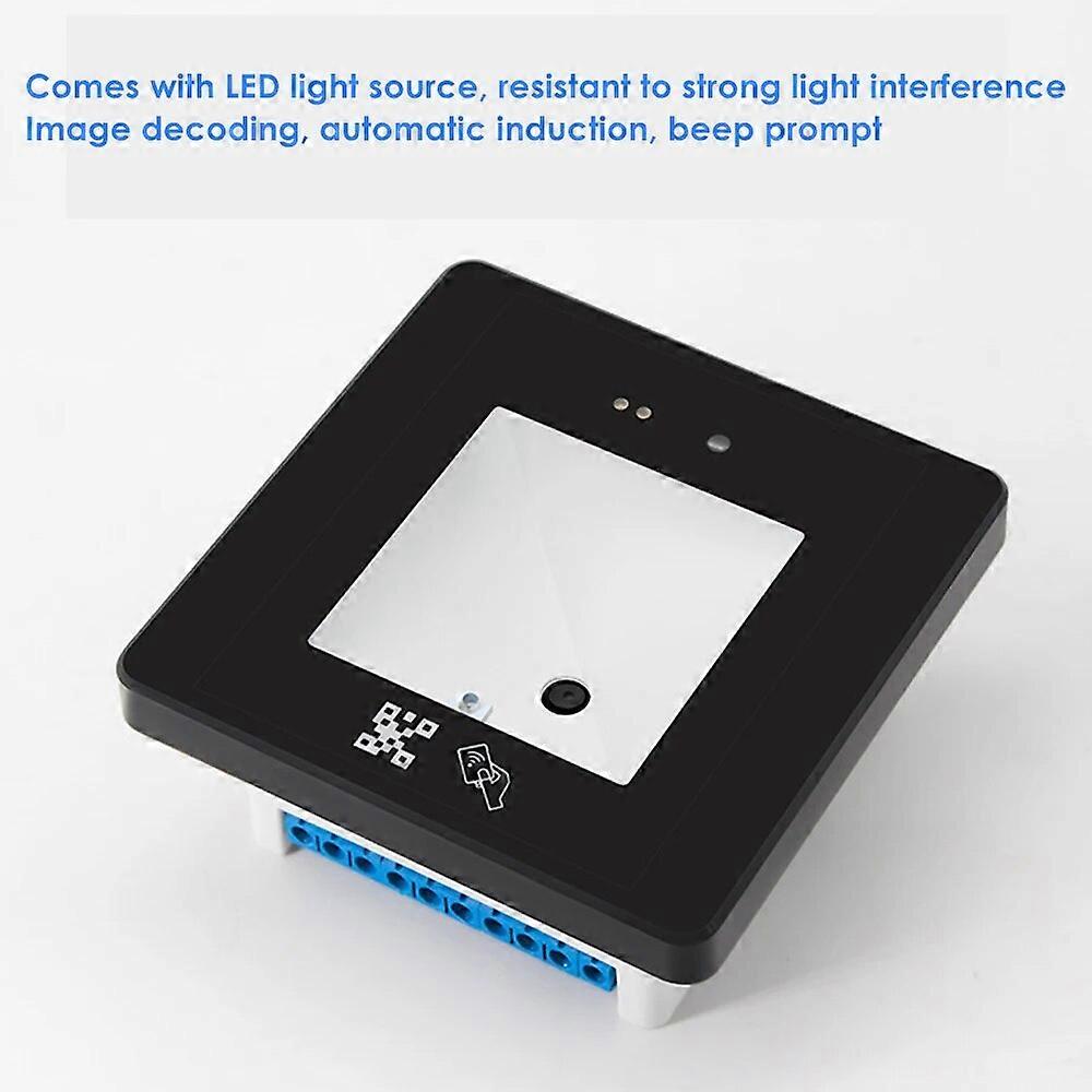 DC12V 125Khz/13.56Mhz Barcode 2D QR code Reader Access Control Reader ...