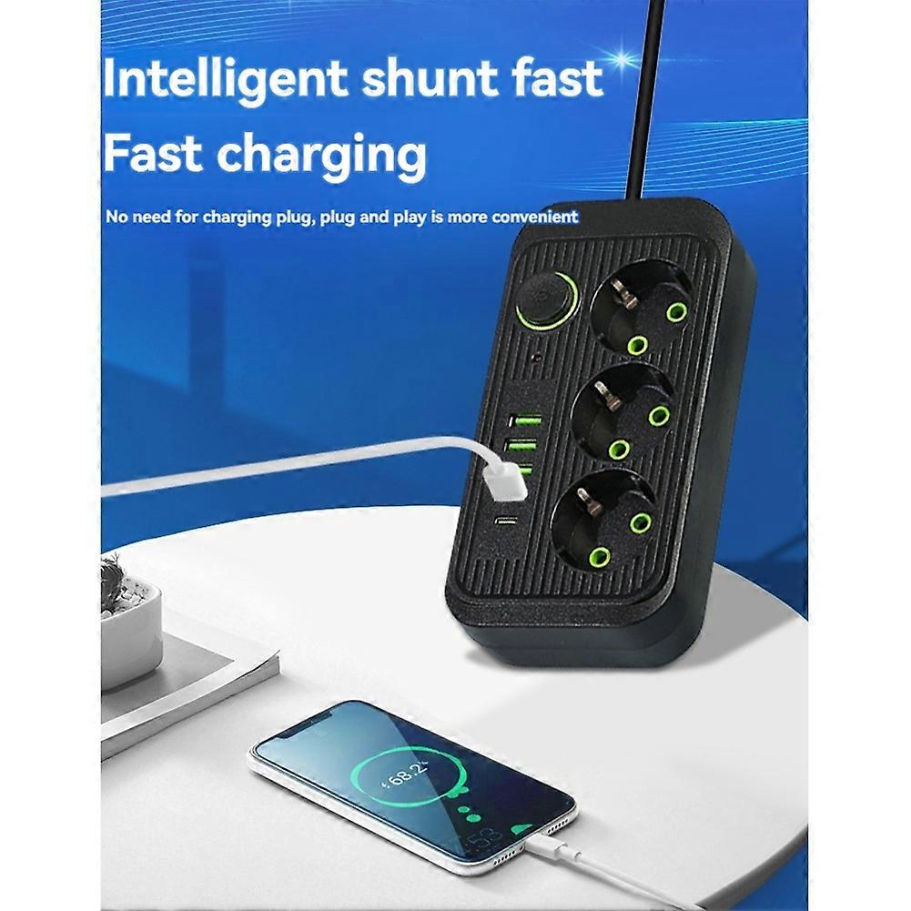AC Outlets Multitap Power Strip USB&Type C Power Socket with 3 Meter ...
