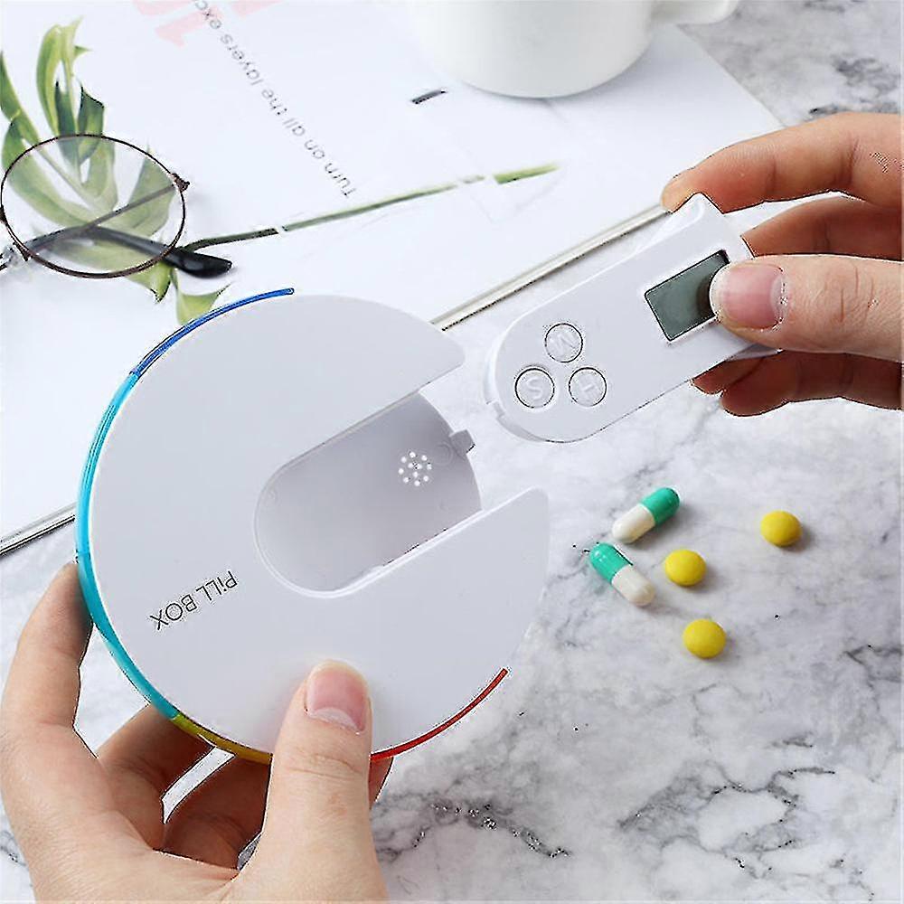 Automatic Pill Dispenser With 7 Days Electronic Medication Manager,7 ...