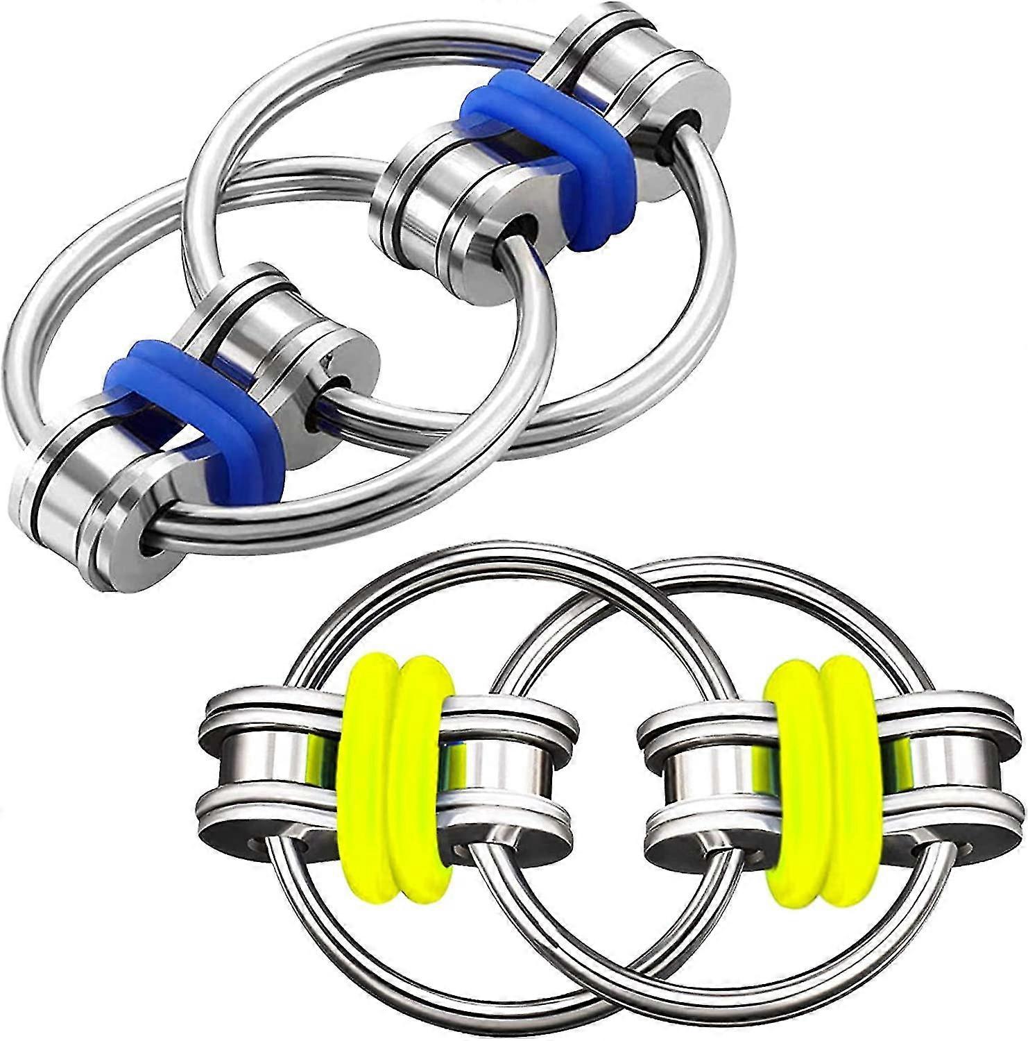 Fidget Toys For Adults 2 Pack, Bike Chain Adhd Fidget Toys - Stress ...