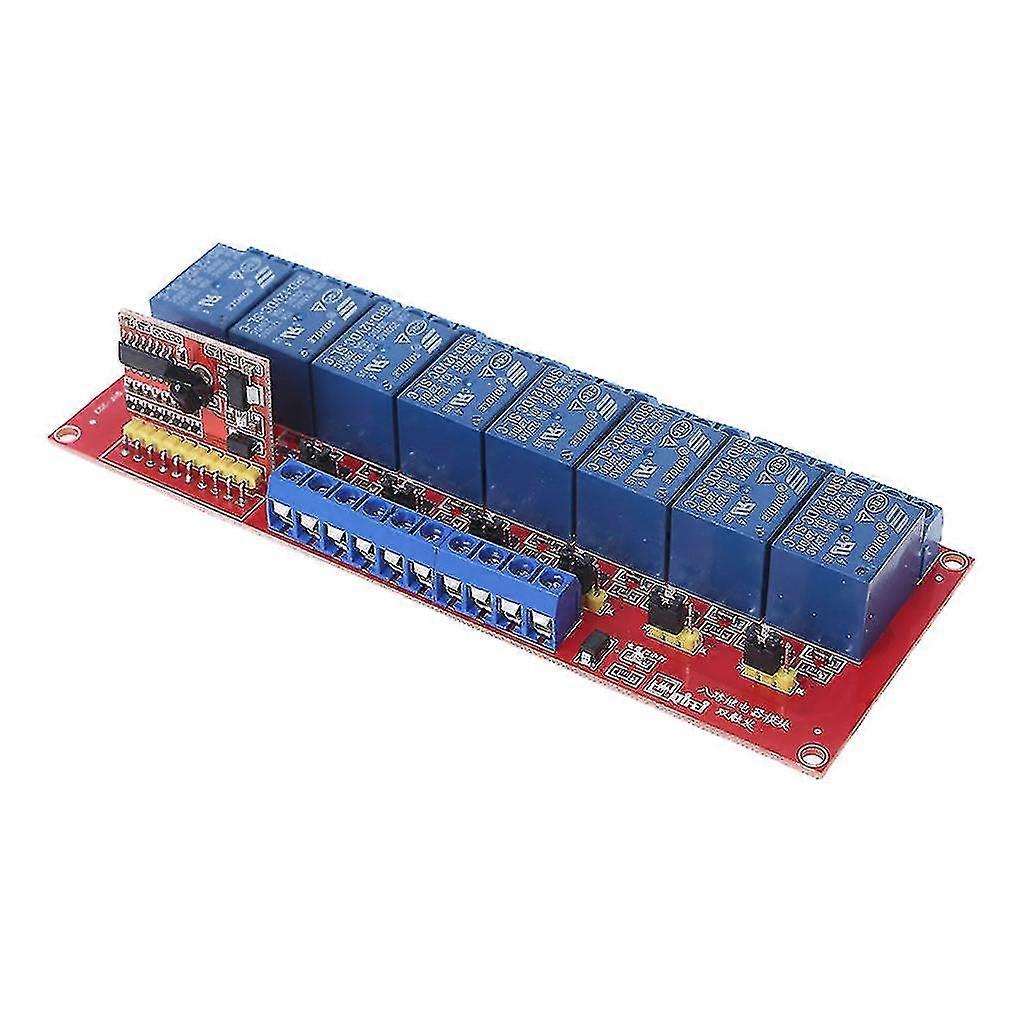 12v Multi-function 8-channel Relay Module Bidirectional Infrared Remote Control | Fruugo UK