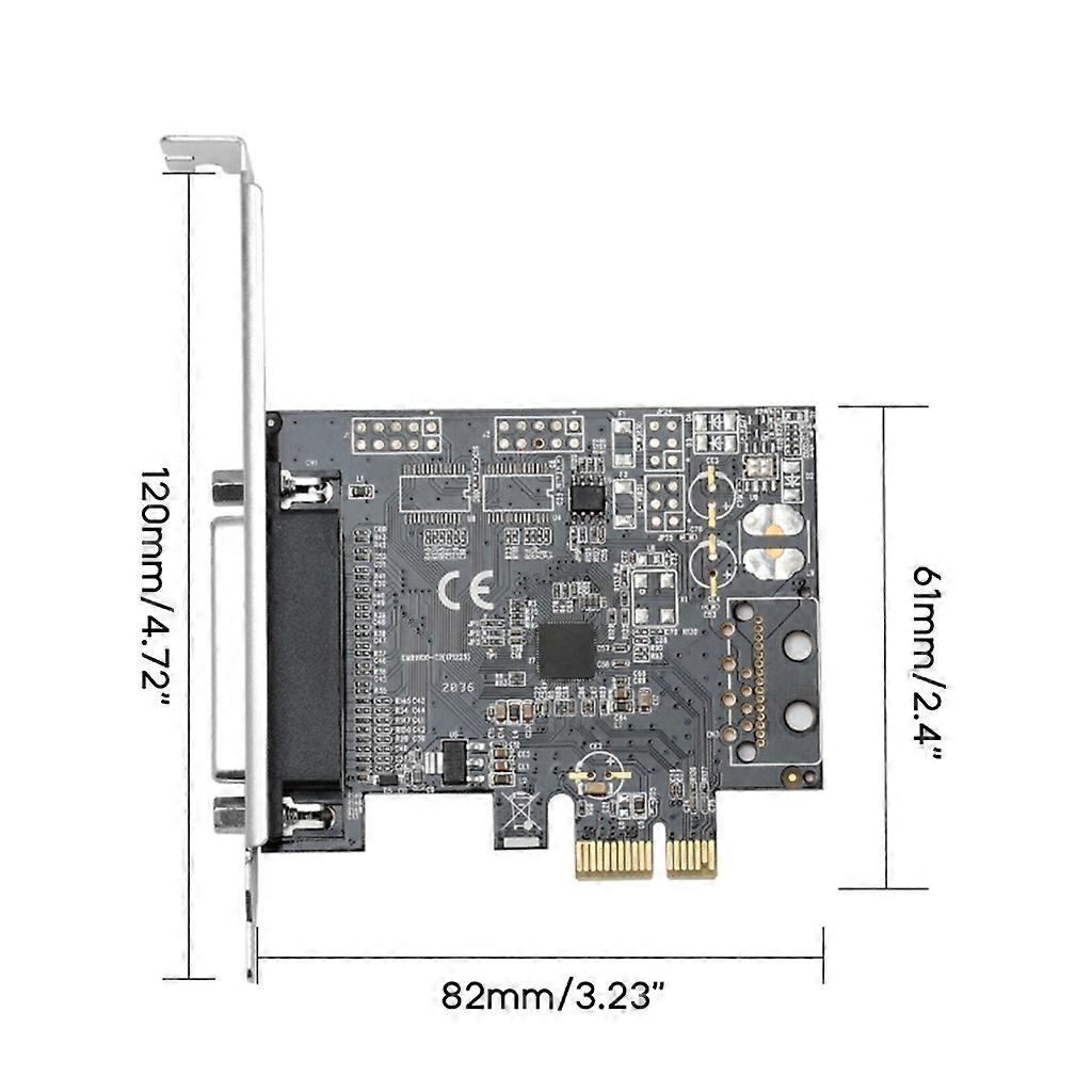 1-Port Parallel PCIe Card PCI Express to Parallel DB25 Adapter Card Controller | Fruugo UK