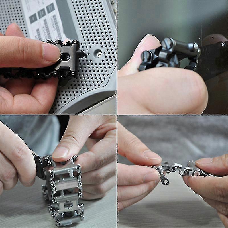 Multi-tools Bracelet 29-in-1 Multifunction Tool Stainless Steel ...