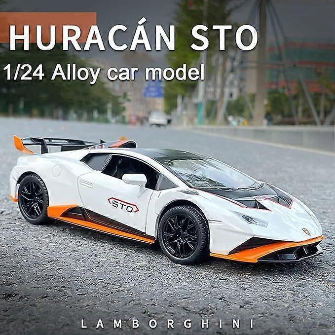 1:24 Alloy Diecast Car Model for Lamborghini Huracan STO 2021, Pull ...