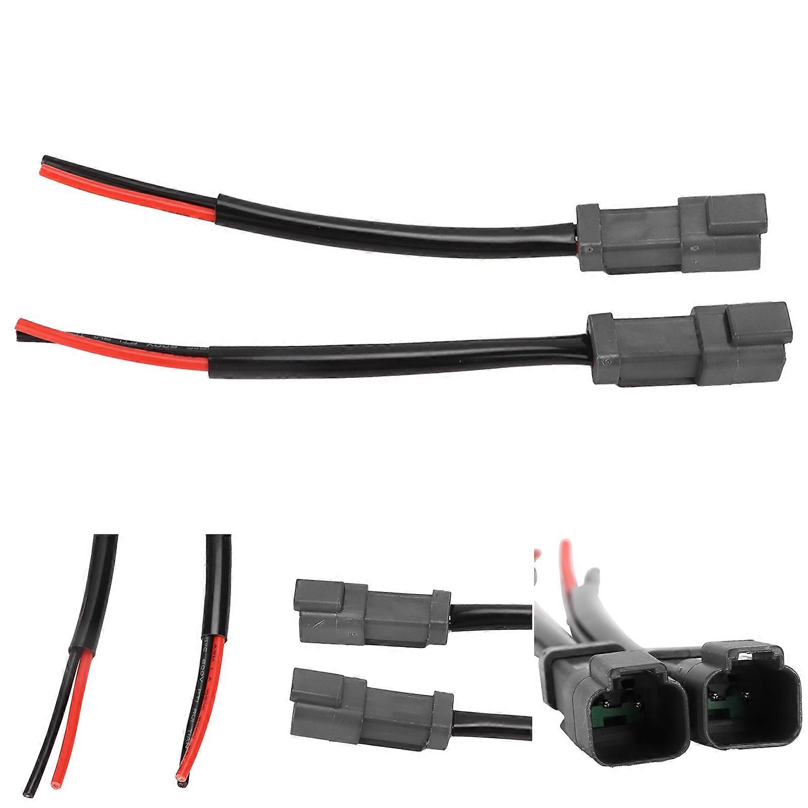 Pair DT Male Socket Harness Retrofit Connectors Wiring Universal for ...