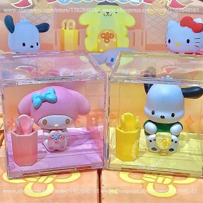 GaiBoSi MINISO Blind Box Sanrio Lucky Draw Series Micro Kawaii Doll ...