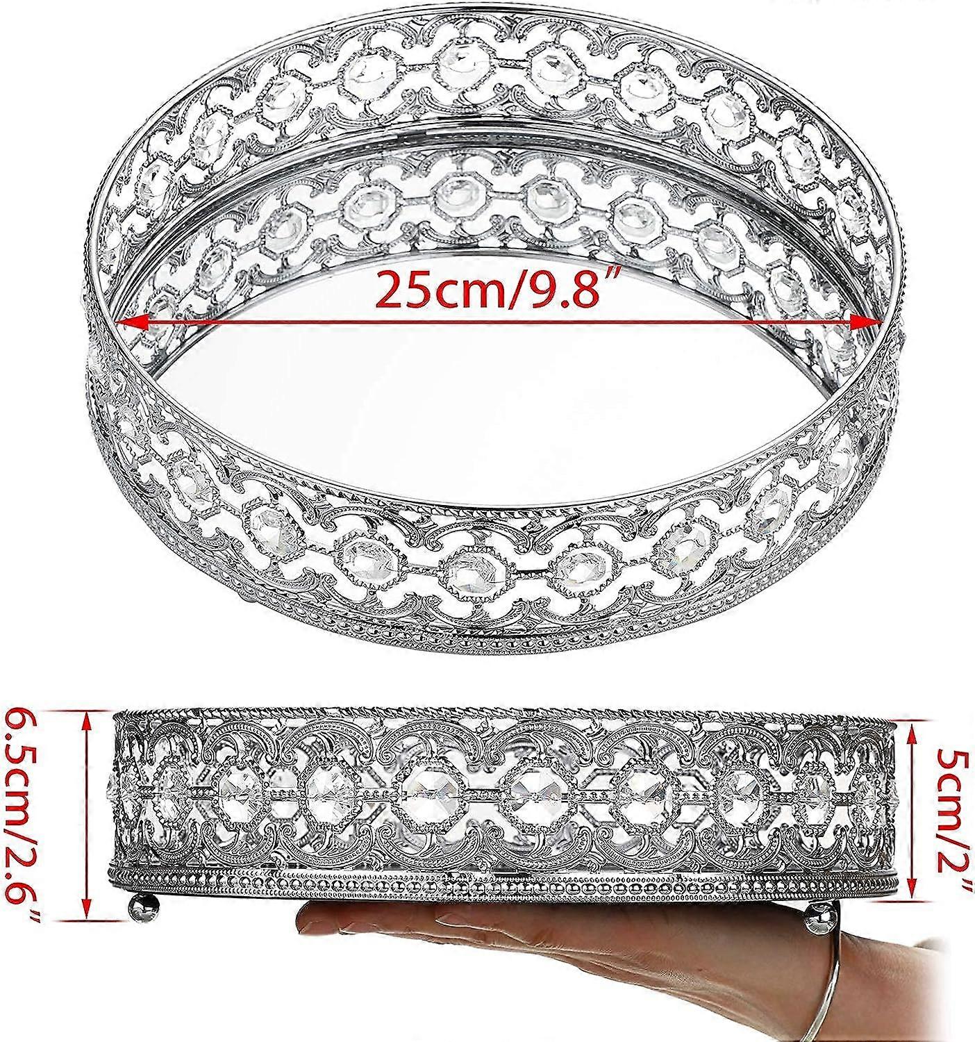 Decorative Vanity Mirror Tray Cosmetic Tray Trinket Tray for Jewelry ...