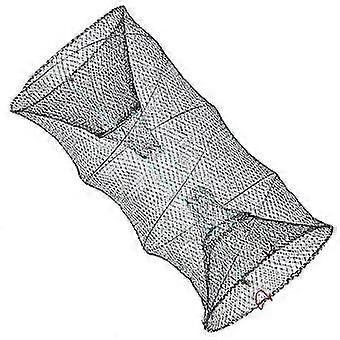 Folding Portable Fishing Net Bait Shrimp Cage Crab Lobster Trap Nets ...