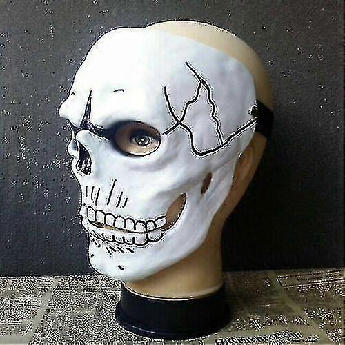 Skull Mask White Day Of The Dead Spectre James Fancy Costume Bond ...