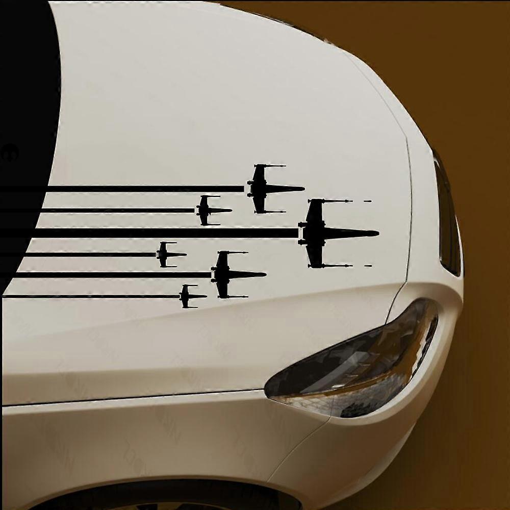 Car Sticker Star Series X-Wing Squad Millennium Destroyer Ship Falcon ...