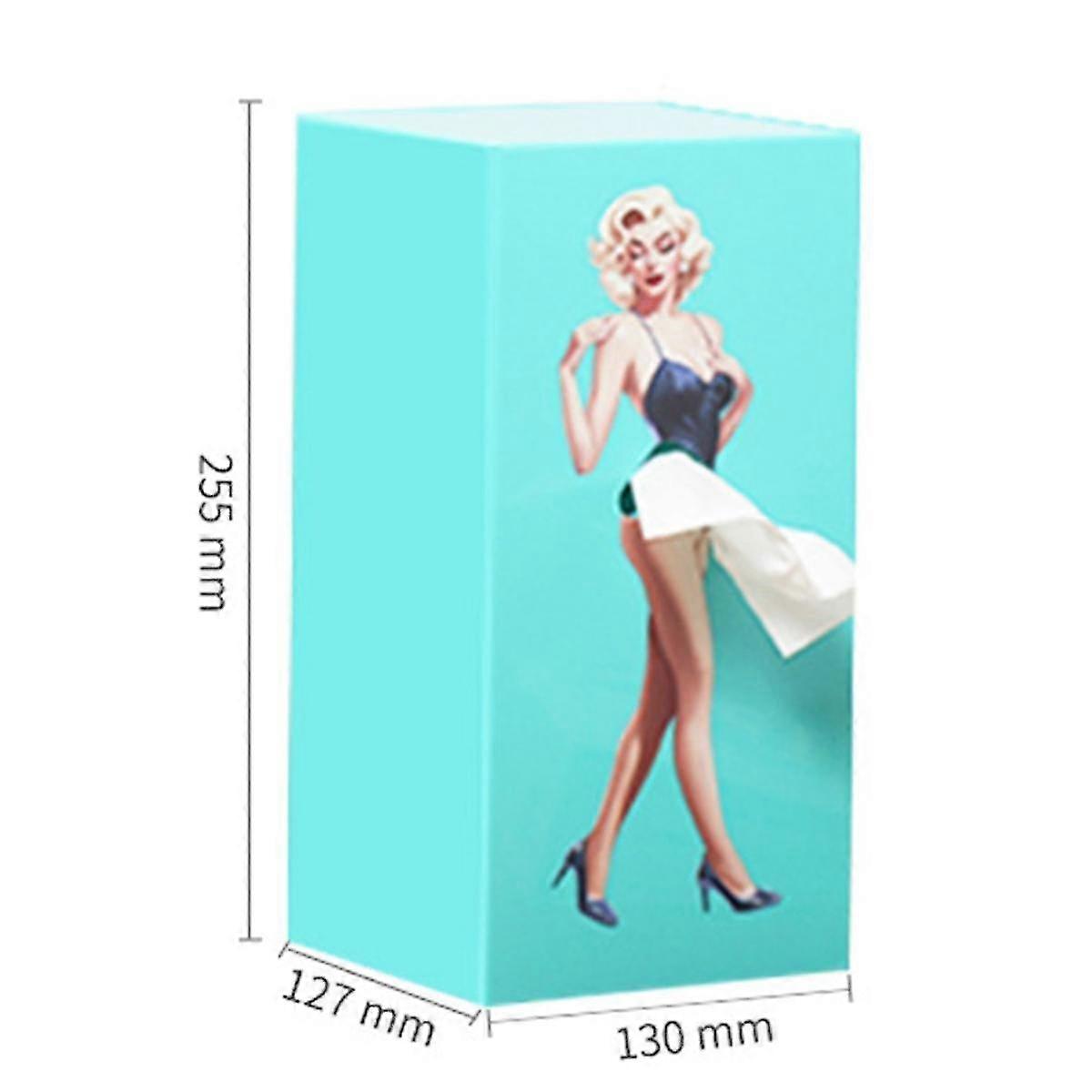 Cartoon Anime Girl Tissue Box Flying Skirt Tissue Box Tutu Girl Face ...