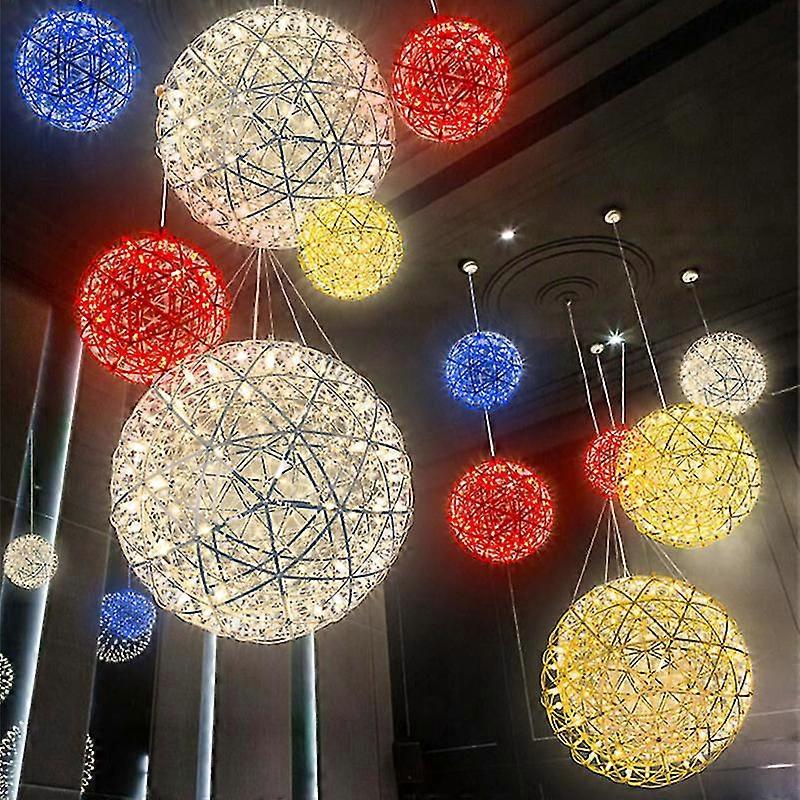 Remote Modern Spark Ball Led Ceiling Chandelier Lighting Rgb Firework ...
